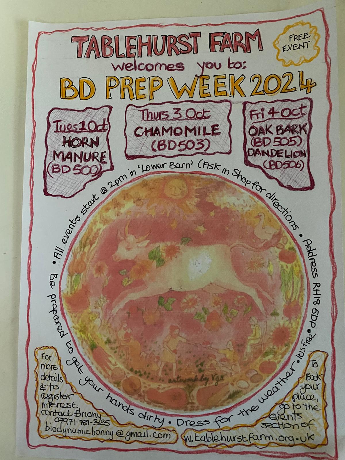 Biodynamic Preparations Week, 1st - 4th October 2024, Tablehurst Farm ...